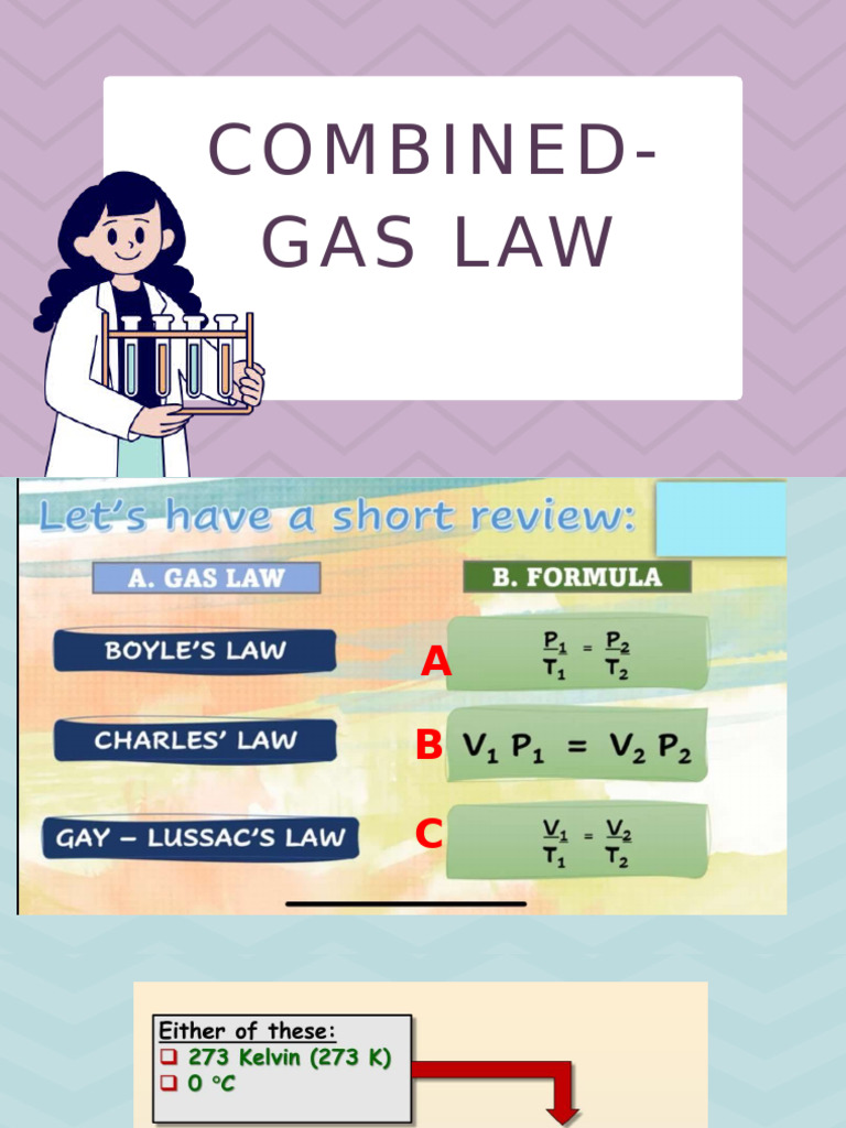 Combined Gas Law | PDF
