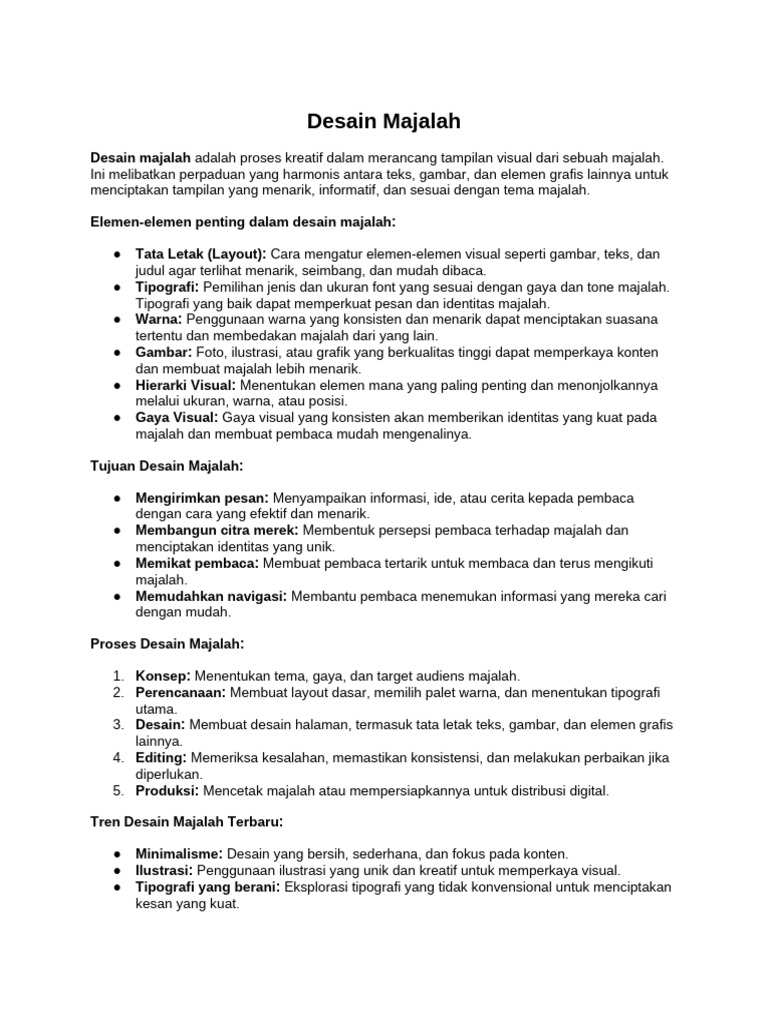 Desain Majalah | PDF