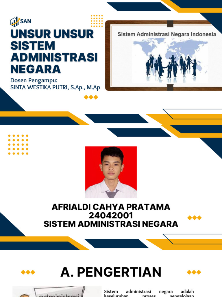 Unsur dan Fungsi Sistem Administrasi Negara | PDF
