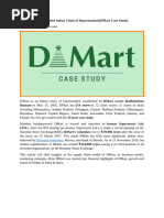 DMart: History and First Store Launch | PDF | Business | Finance ...