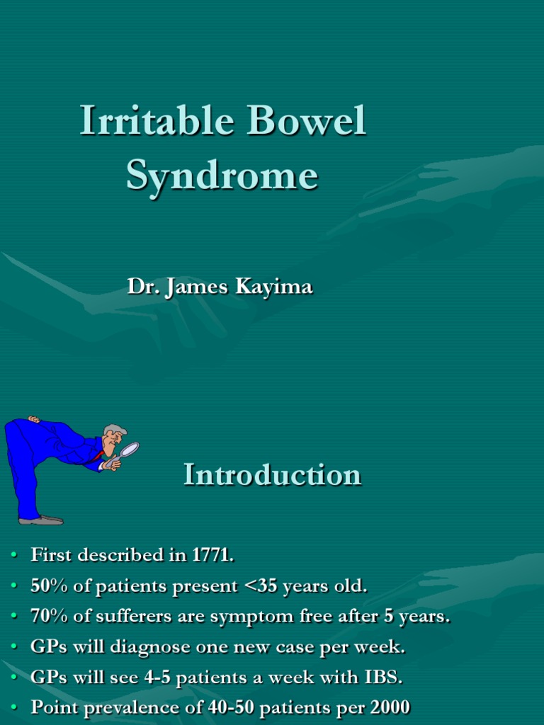 Irritable Bowel Syndrome: Dr. James Kayima | PDF | Irritable Bowel ...