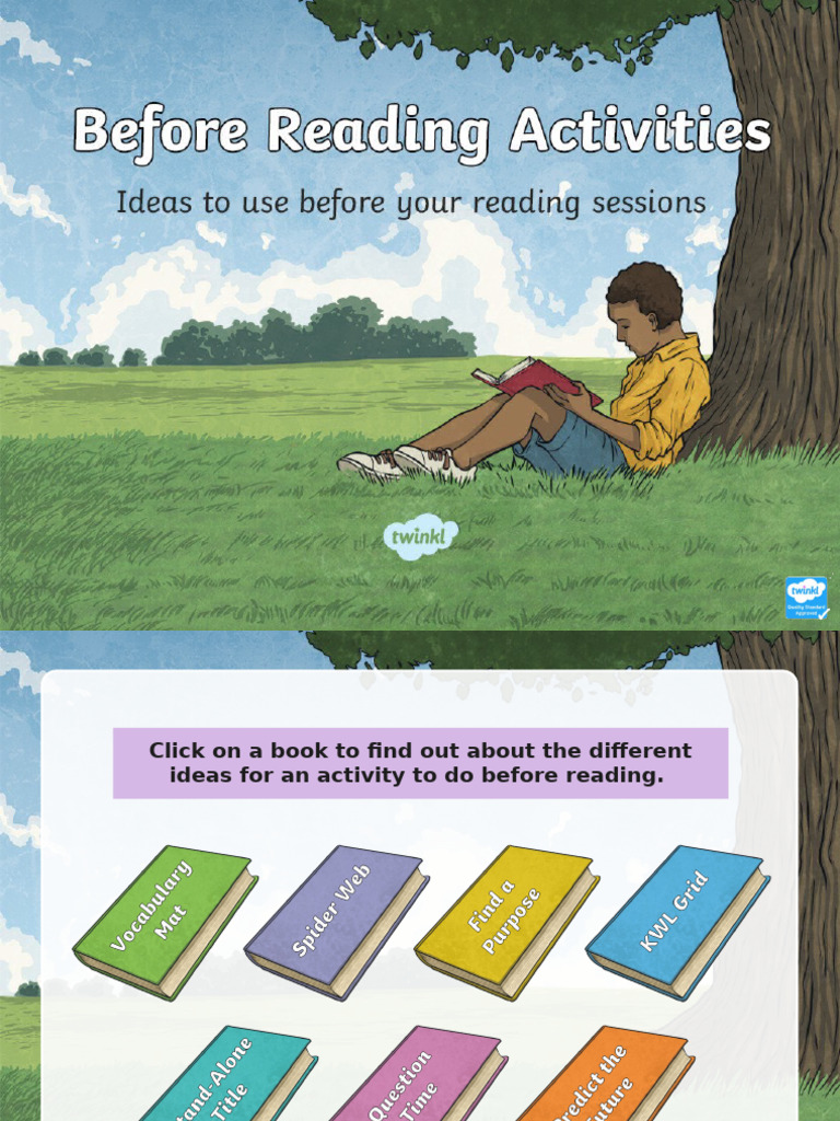 Before Reading Activities Powerpoint Ver 2 | PDF