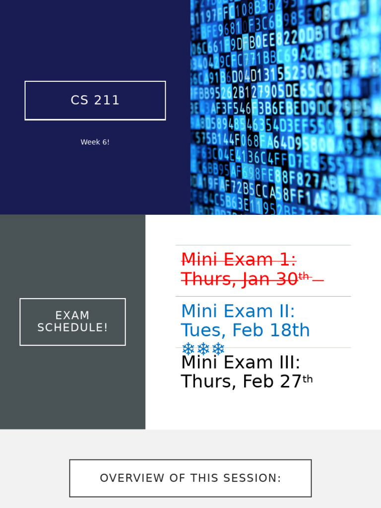 CS211 Week6 Slides | PDF | Mathematics | Arithmetic
