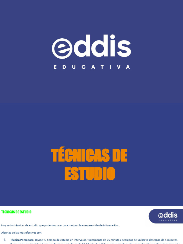 Mejores Técnicas de Estudio Efectivas | PDF | Habilidades de estudio