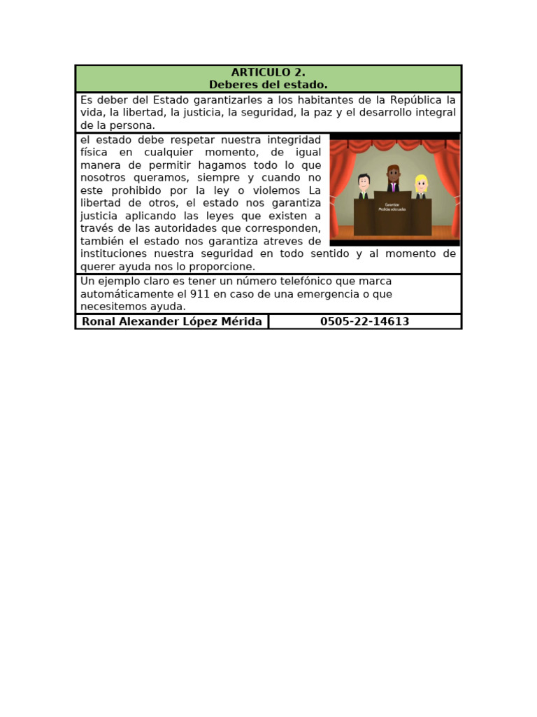 Formato - Constitucional - Articulo 2 | PDF