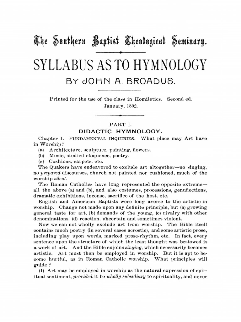 Understanding Hymnology in Worship | PDF | Psalms | Hymns