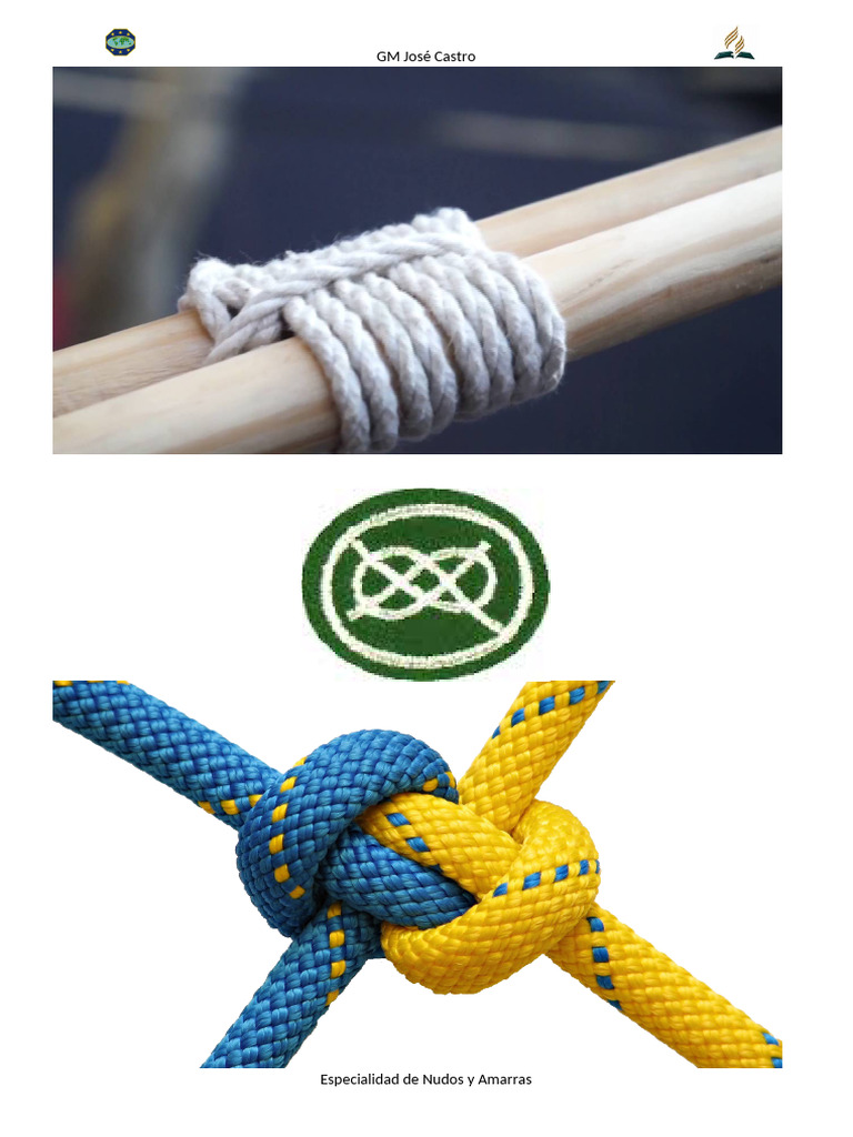 Especialidad de Nudos y Amarras 2023 | PDF | Cuerda | Nudo