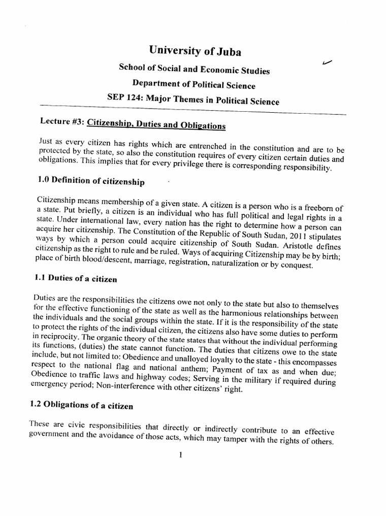 Political Science-UNIT 3 | PDF