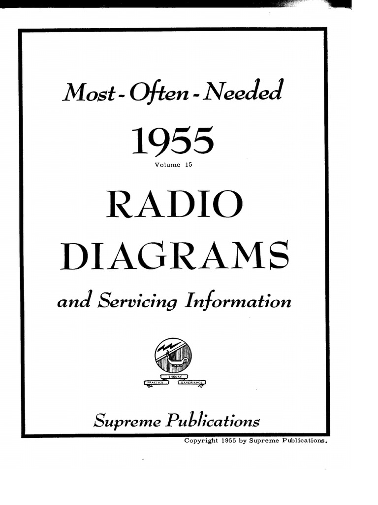 Radio Diagrams 1955 | PDF