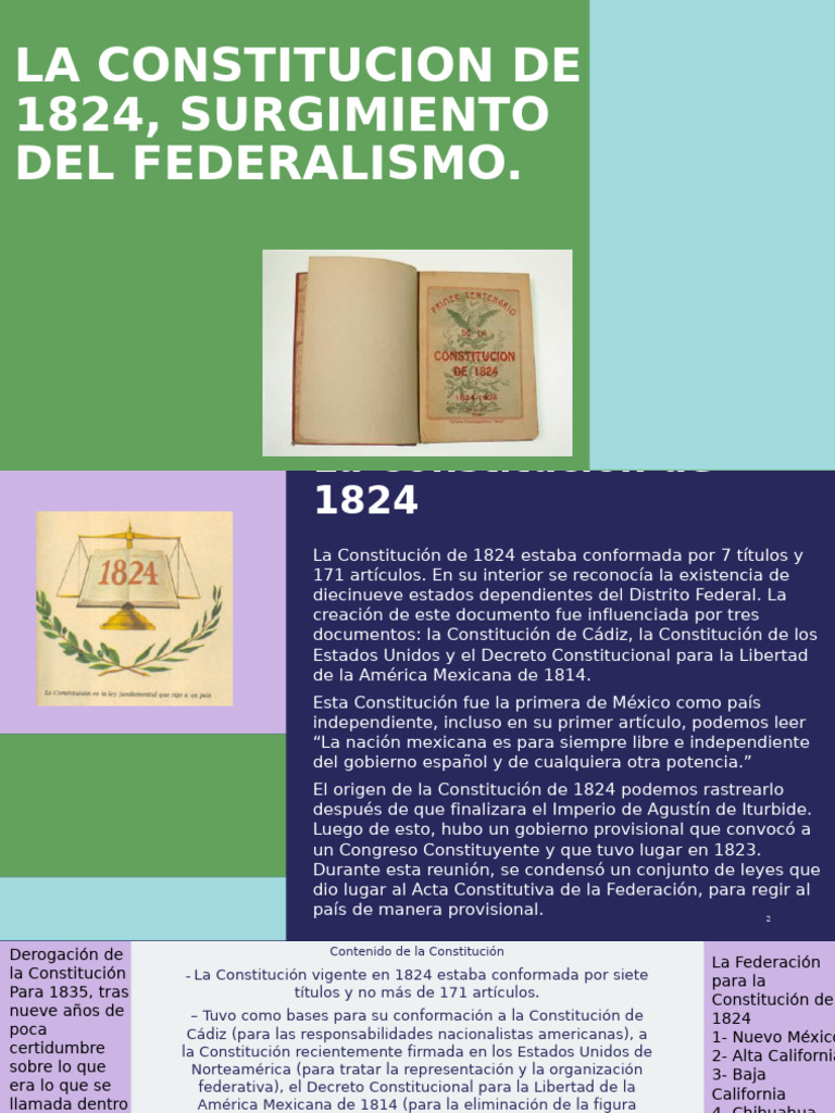 constitucion de 1824 | PDF | México | Ciencias Políticas