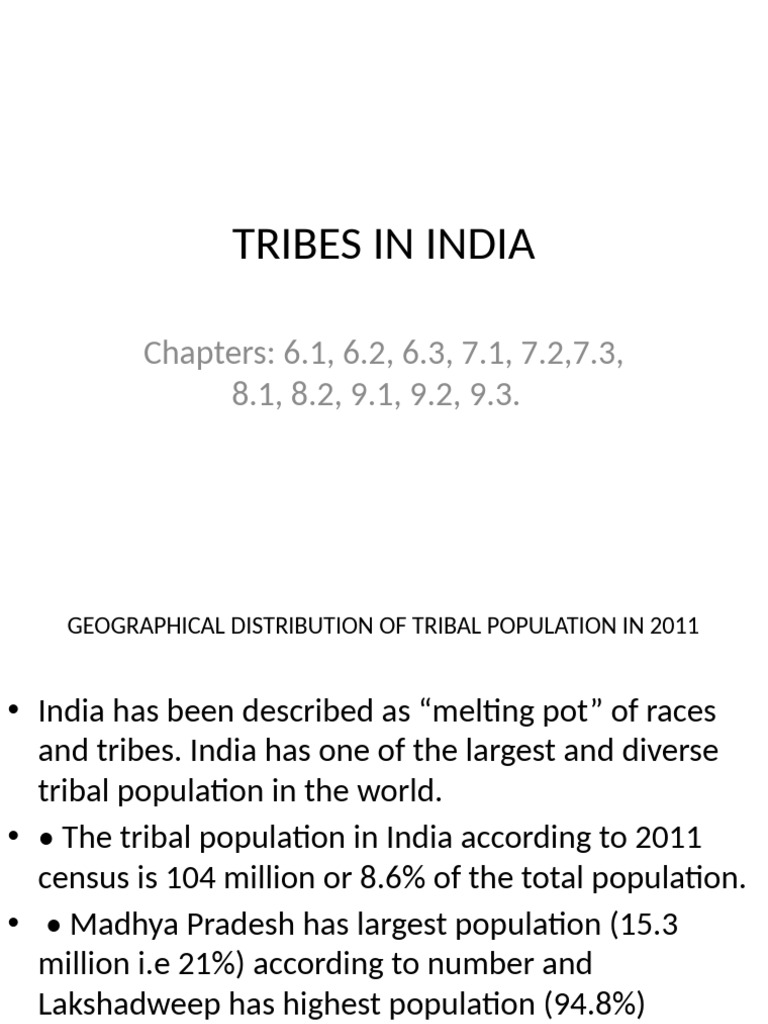 Understanding India's Tribal Communities | PDF