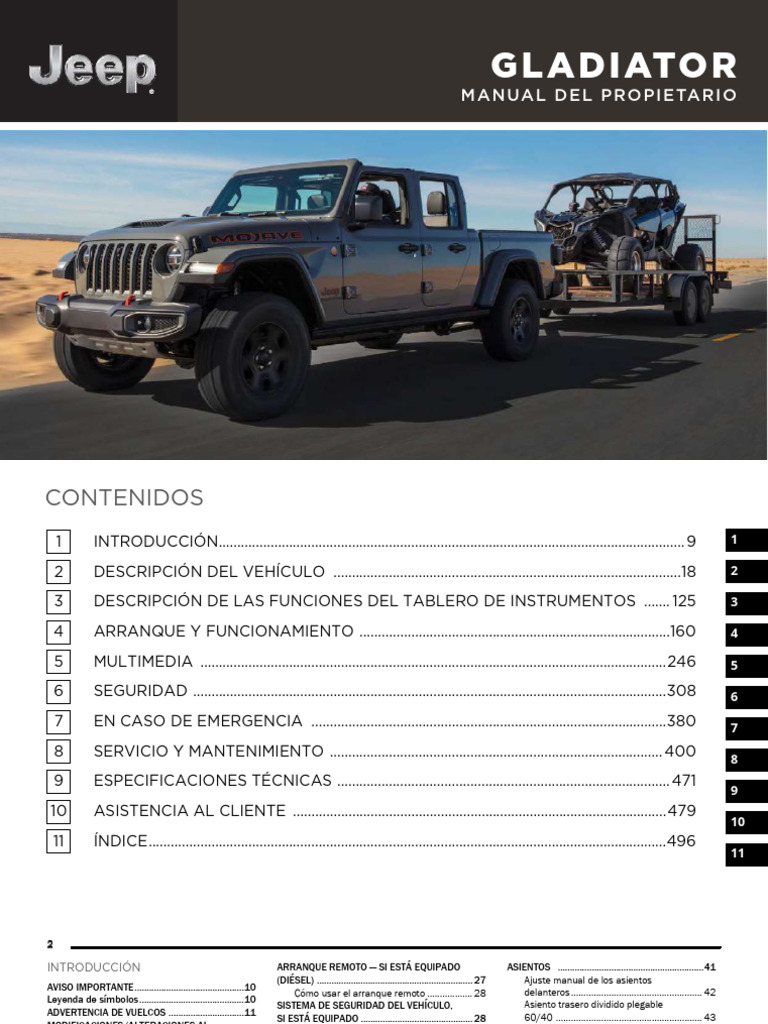 Manual Jeep Gladiator | PDF