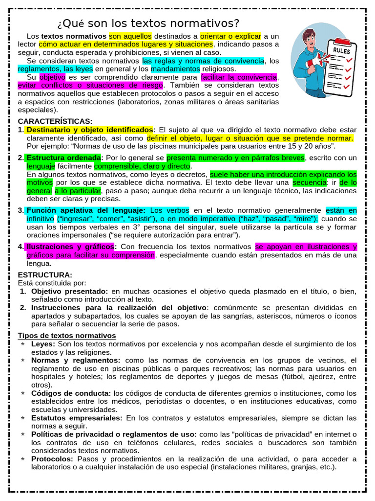 2do - Textos Normativos Info | PDF | Regulación | Verbo