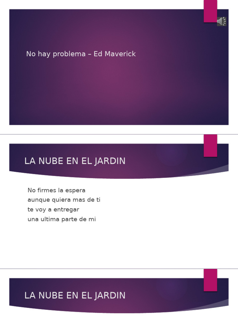 No Hay Problema - Ed Maverick Karaoke | PDF
