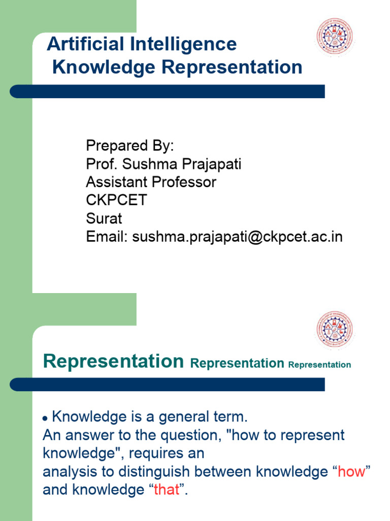 3 Knowledge Representation - AI | PDF | Knowledge | Knowledge ...