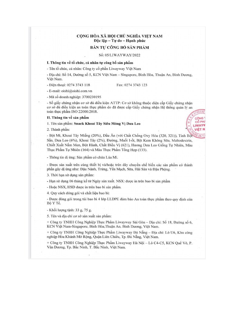 Tater Thins Vị Dưa Leo | PDF