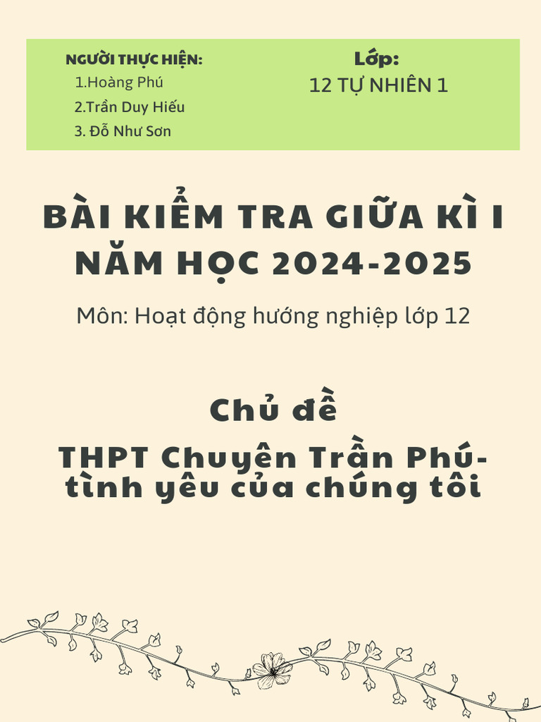 Beige Green Modern Illustration Environment Poster | PDF