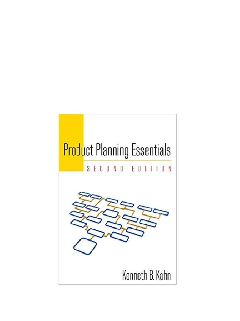 (Original PDF) Product Planning Essentials 2nd Edition by Kenneth B. Kahn PDF Download | PDF ...