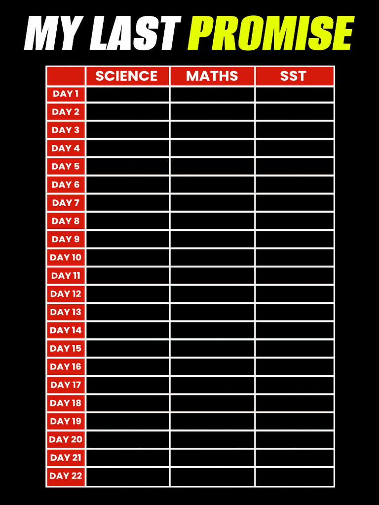 My LAST Promise | PDF