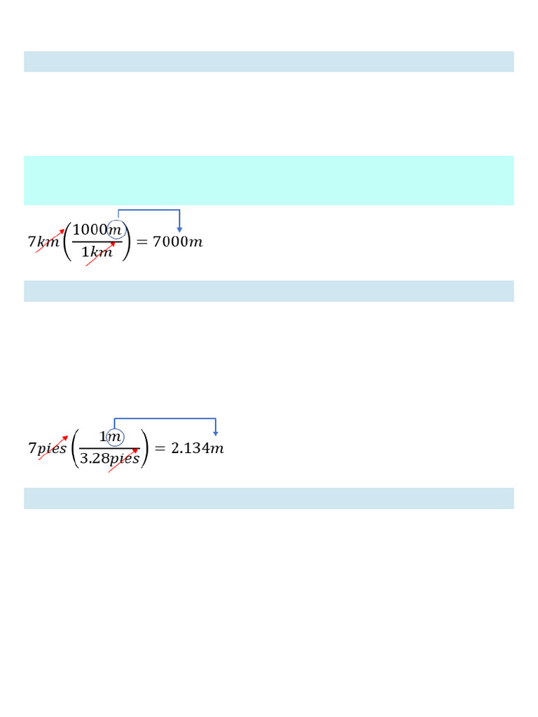 CONVERSIÓN DE UNIDADES | PDF | Pulgada | Metro
