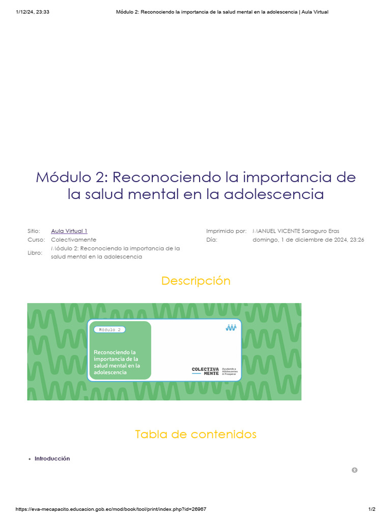 Módulo 2_ Reconociendo la importancia de la salud mental en la ...