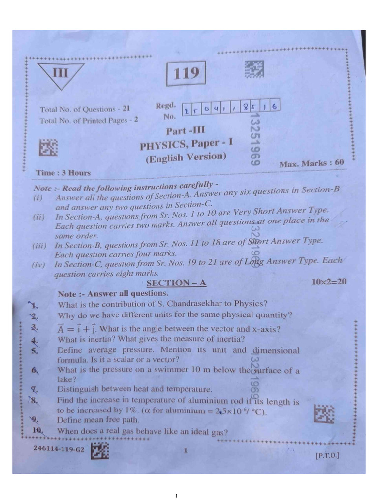 AP Inter PHY-2025 (Mar) | PDF