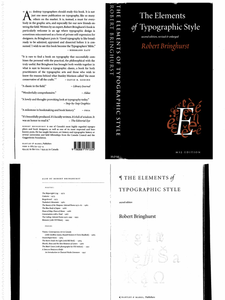 The Elements of Typographic Style | PDF