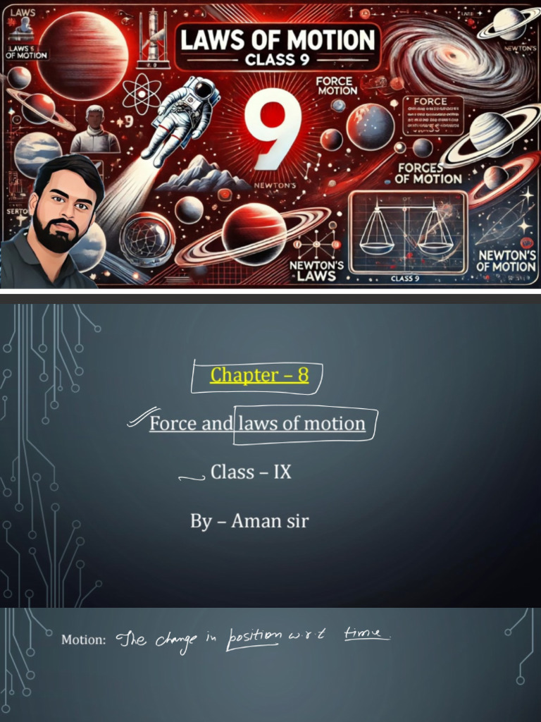 Force and Lawa of Motion | PDF