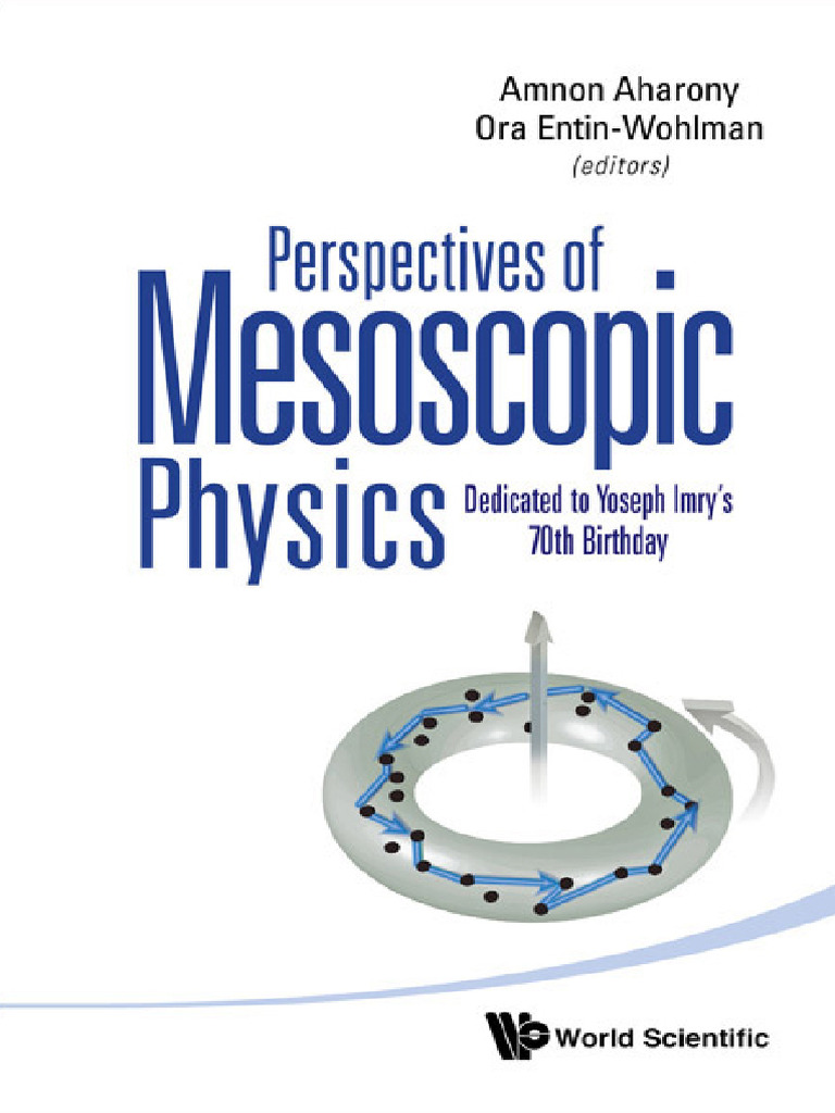 Perspectives of Mesoscopic Physics - Dedicated To Yoseph Imry's 70th ...