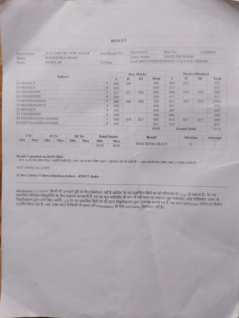 3 Year Certificate | PDF