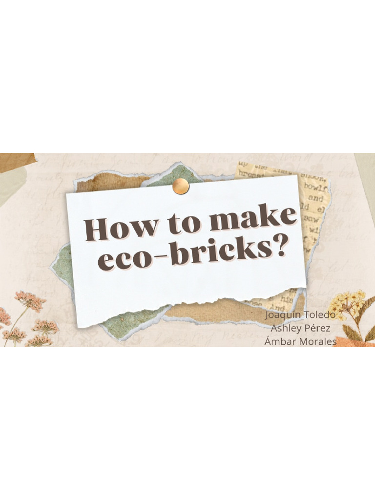 Eco Bricks | PDF