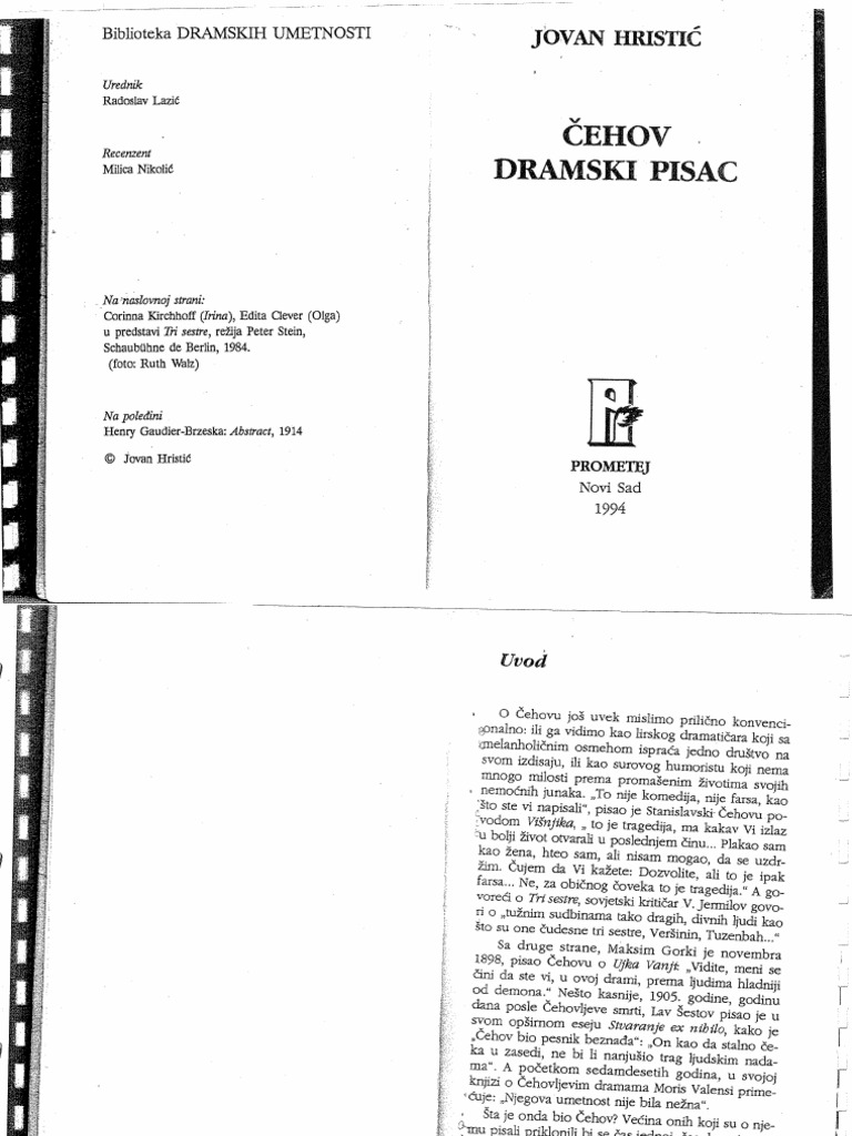 Čehov Dramski Pisac | PDF