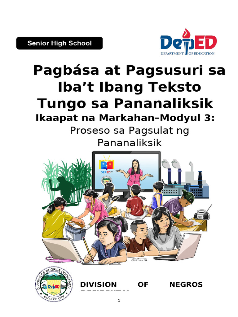 Pagbasa at Pagsusuri Module 3 | PDF