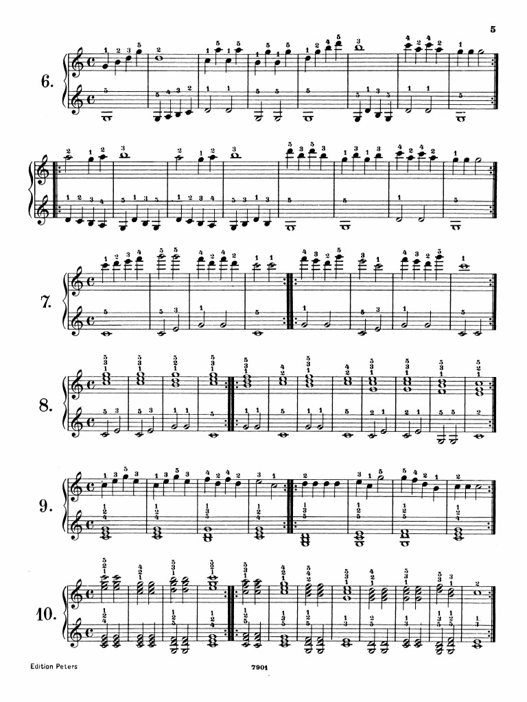 Czerny - Teeter-Totter, Op. 599 No. 9 | PDF