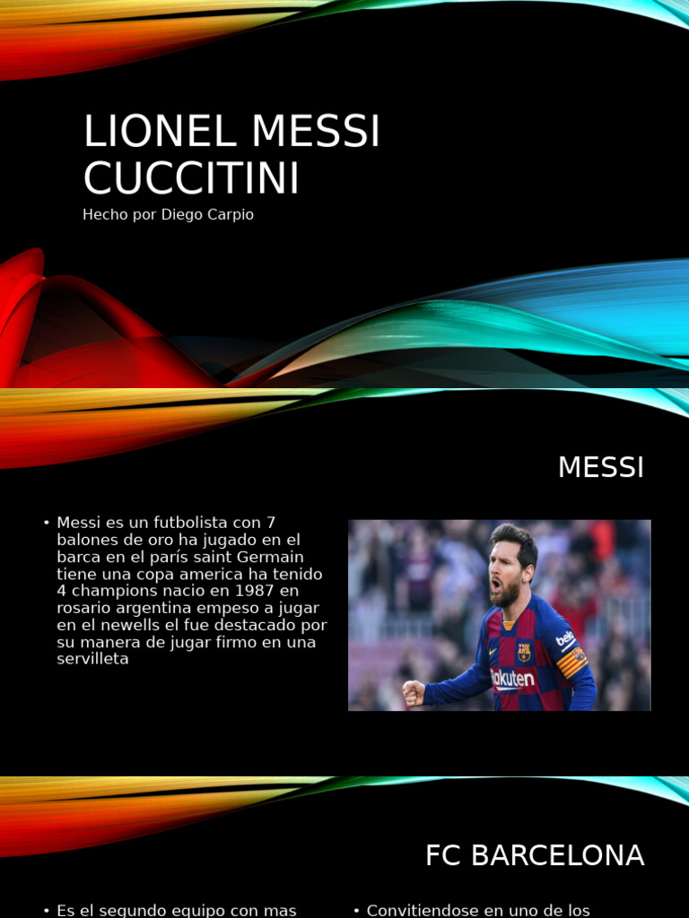 Lionel Messi Cuccitini | PDF