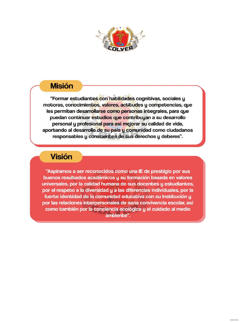 Mision y Vision(1) | PDF