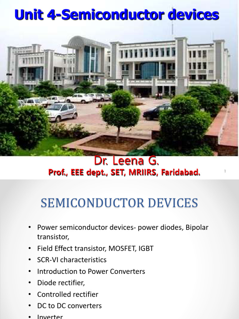 Unit4 Semiconductor Devices Part 2 | PDF | P–N Junction | Semiconductor ...