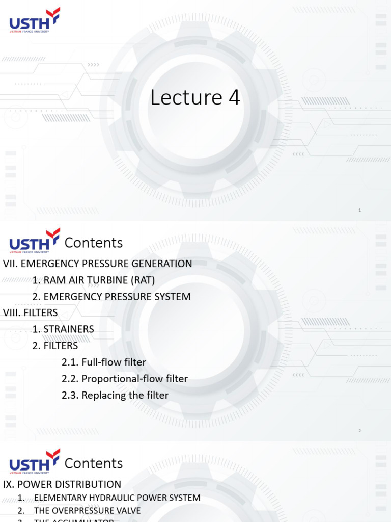 Emergency Pressure Systems in Aircraft | PDF | Pump | Filtration