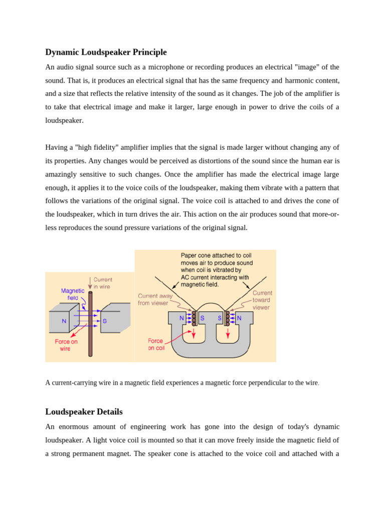 Loudspeaker | PDF