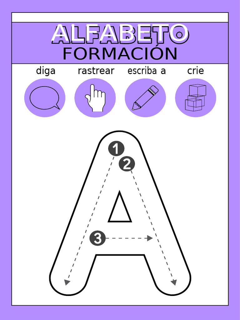 Formación del Alfabeto en Español | PDF