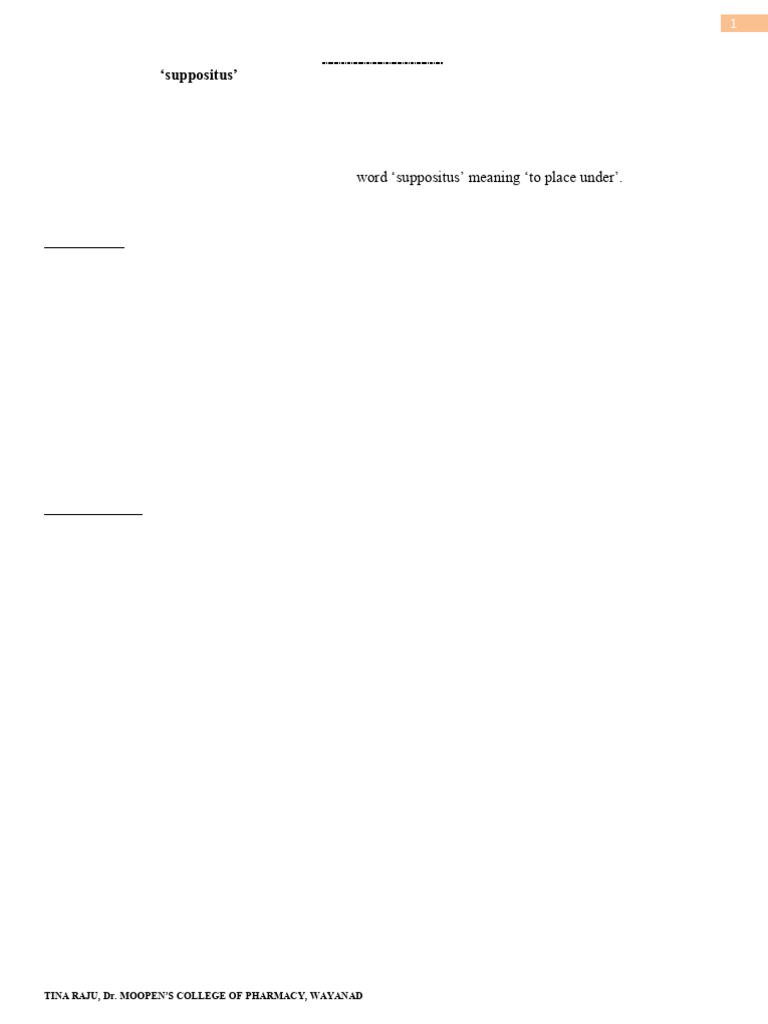 Suppositories | PDF | Polyethylene Glycol | Chemical Substances