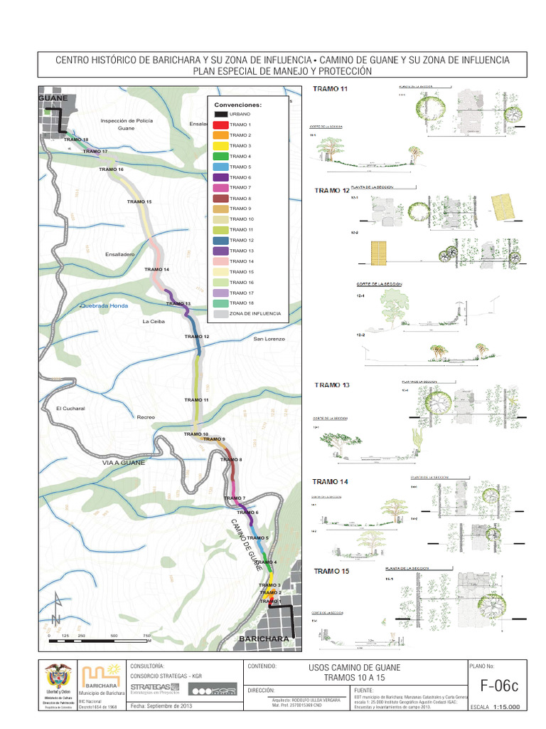 F-06c USOS CAMINO DE GUANE - TRAMO 10 A 15 - 1 - 15000 | PDF