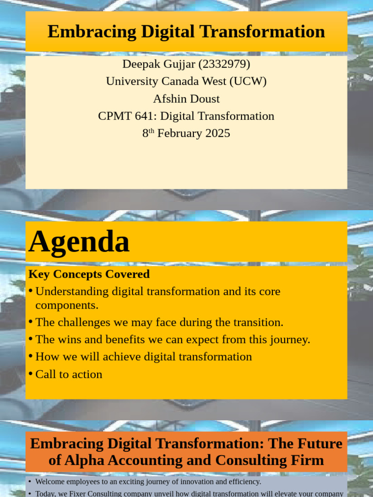 Embracing Digital Transformation | PDF | Change Management | Cloud ...