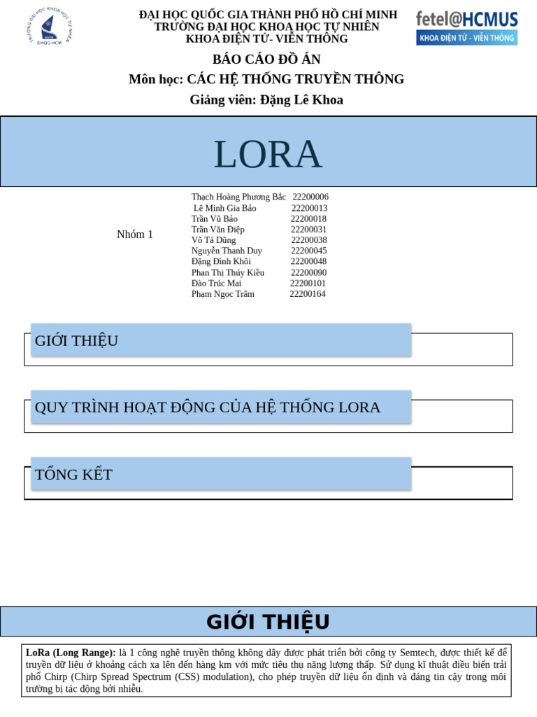 Nhóm 1-Lora | PDF