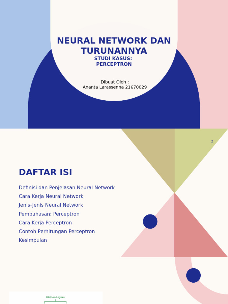 Neural Network Dan Turunannya | PDF