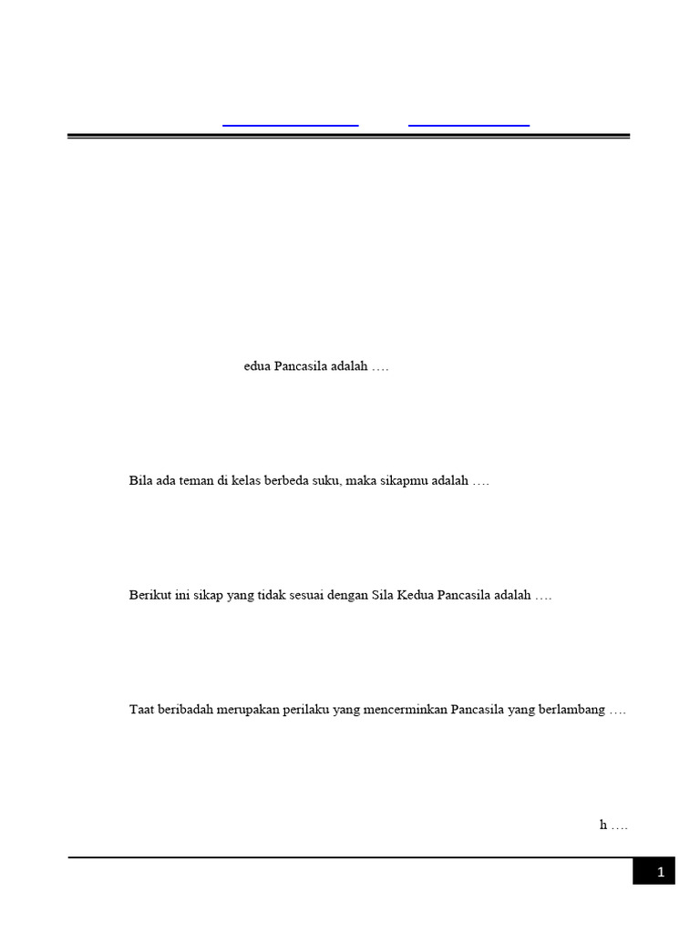 SOAL PAS TEMA 4.b | PDF