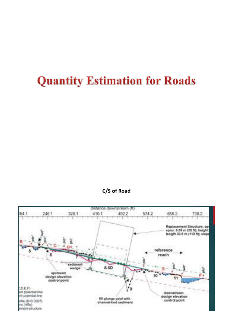 Road Earthwork Estimation Methods | PDF | Area | Slope