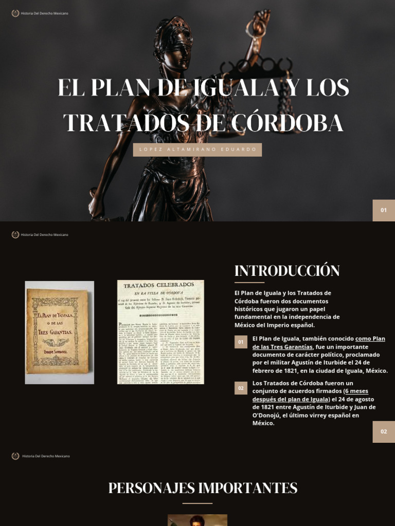 El Plan de Iguala y Los Tratados de Cordoba | PDF | México