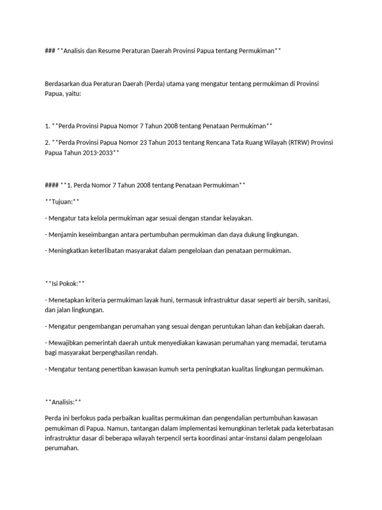 Versi 2 Perda Provinsi | PDF