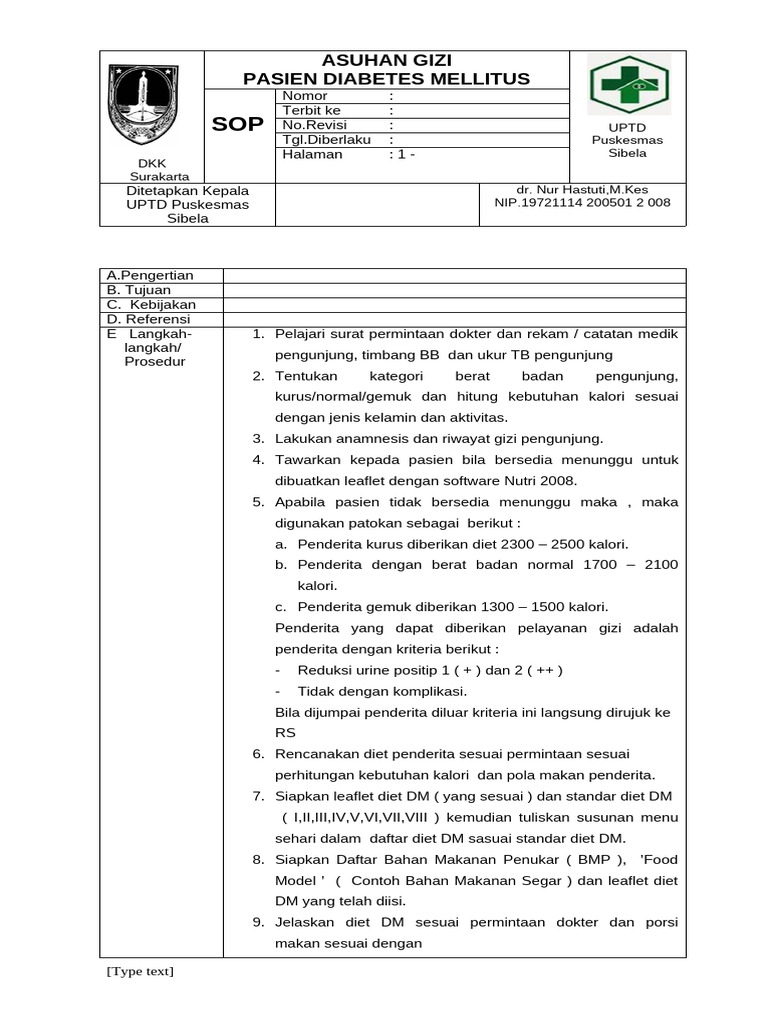 Sop DM | PDF